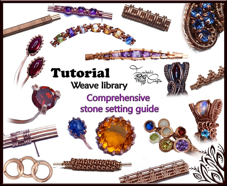 TUTORIAL - Weave Library and Faceted Stone & Cab Setting Techniques ...
