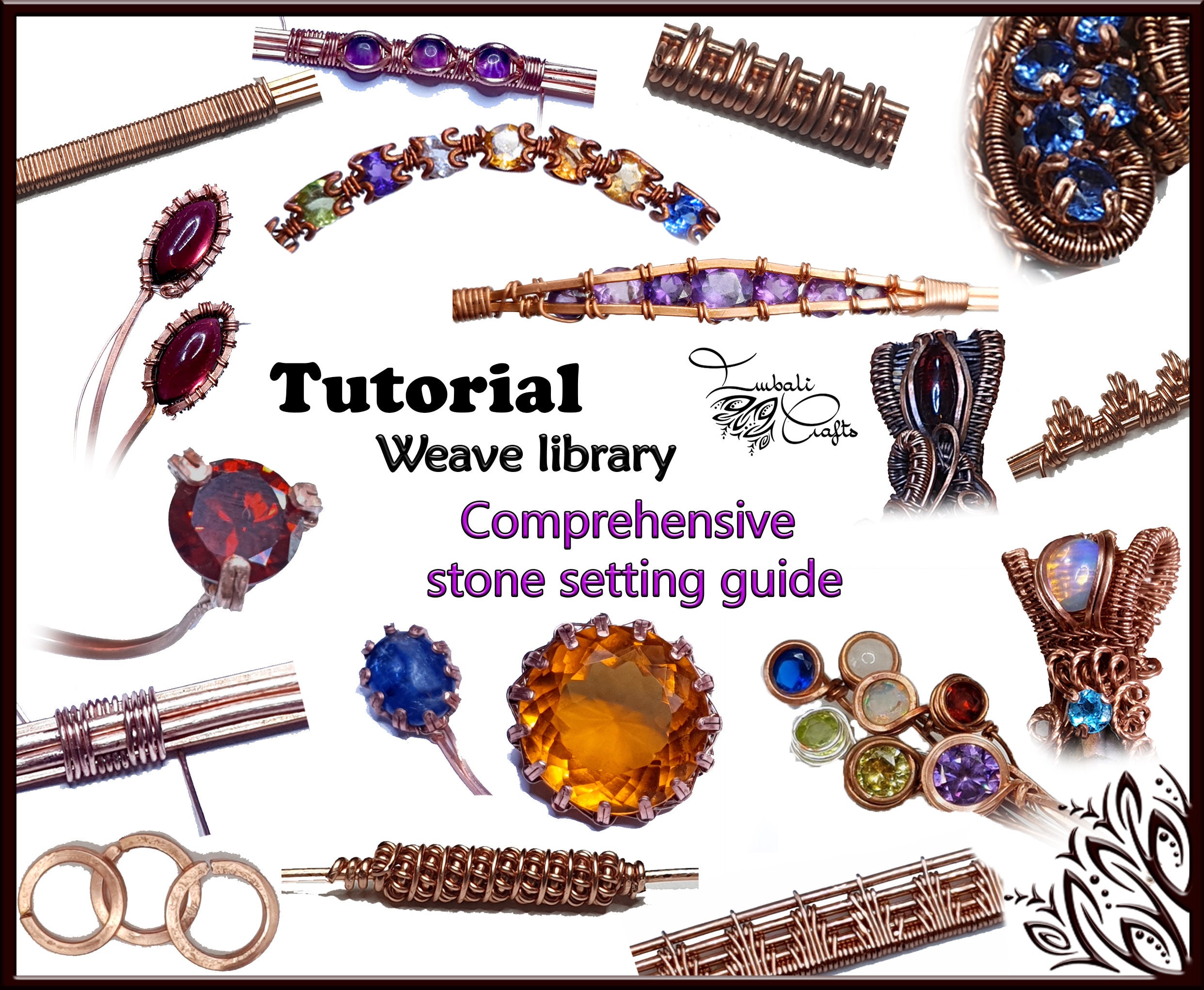 TUTORIAL - Weave Library and Faceted Stone & Cab Setting Techniques ...