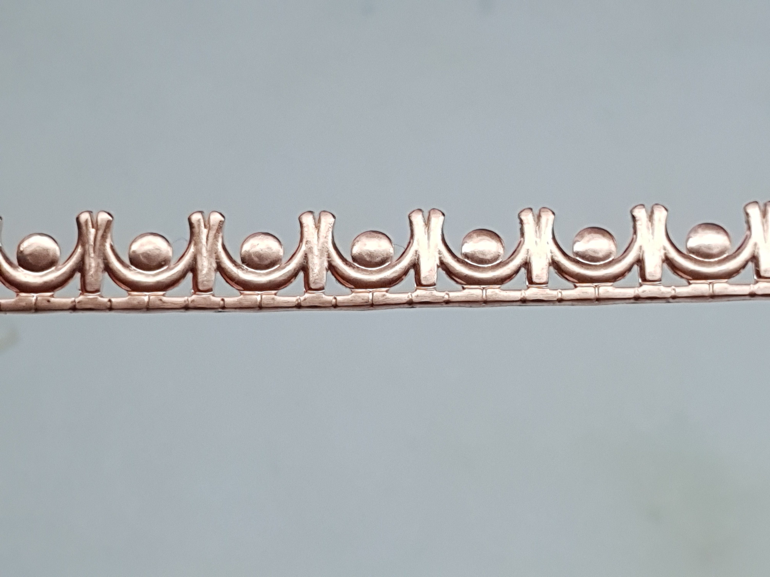 Gallery Wire - Bezel Strip - Ball Ribbon Pattern - 10 Cm (3.9") Strip ...