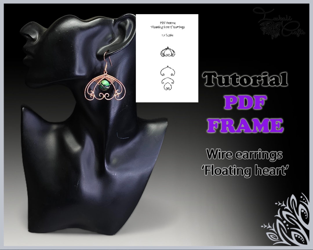 PDF Frame + Tutorial for 'floating Heart' Tutorial - Etsy