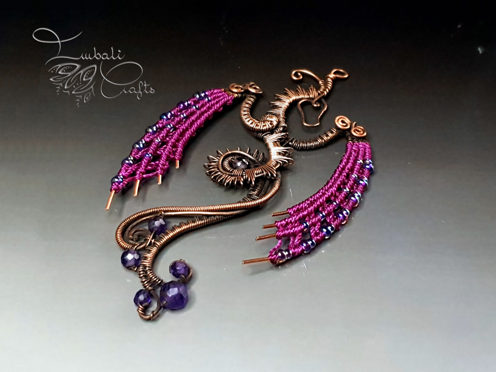 PDF Tutorial Dragon Pendant Macrame & Wire Pattern - Etsy UK