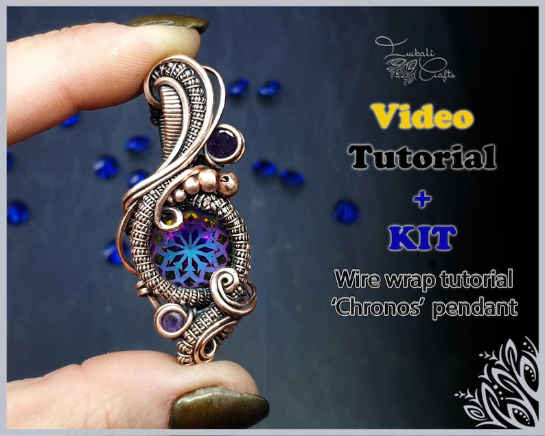 Kit + VIDEO Tutorial - Chronos Pendant - Etsy