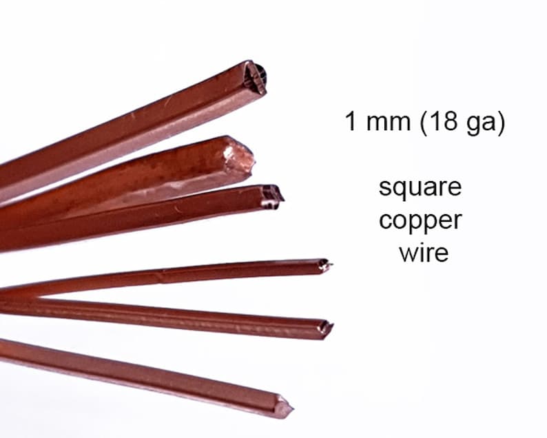 Square Copper Wire - Dead Soft - 1m - 5m - 10m - Etsy