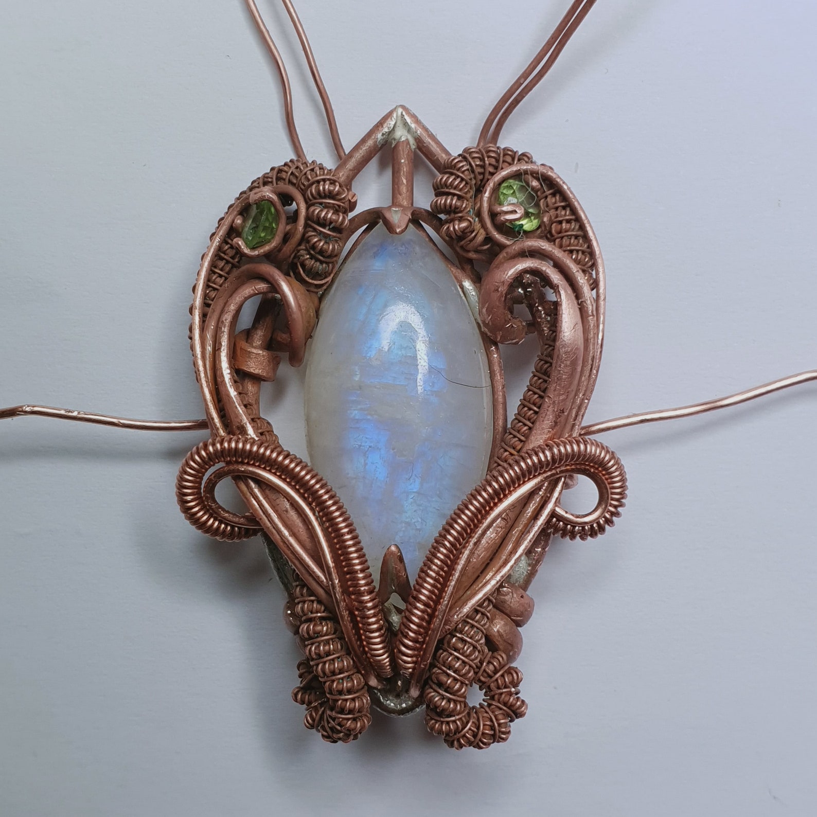 PDF Tutorial 'elven Pendant' Wire Wrap Pendant - Etsy