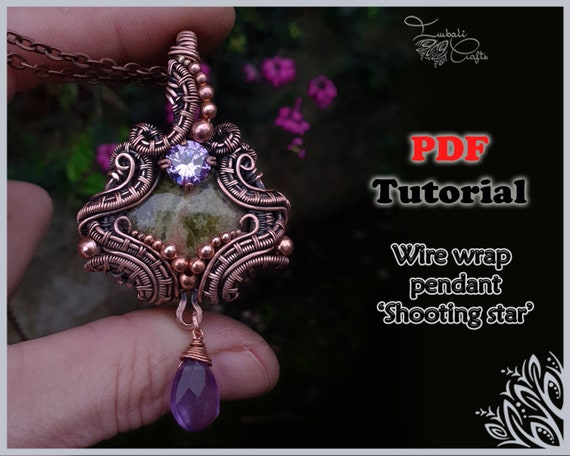 PDF Tutorial Wire Wrap 'shooting Star' Pendant - Etsy