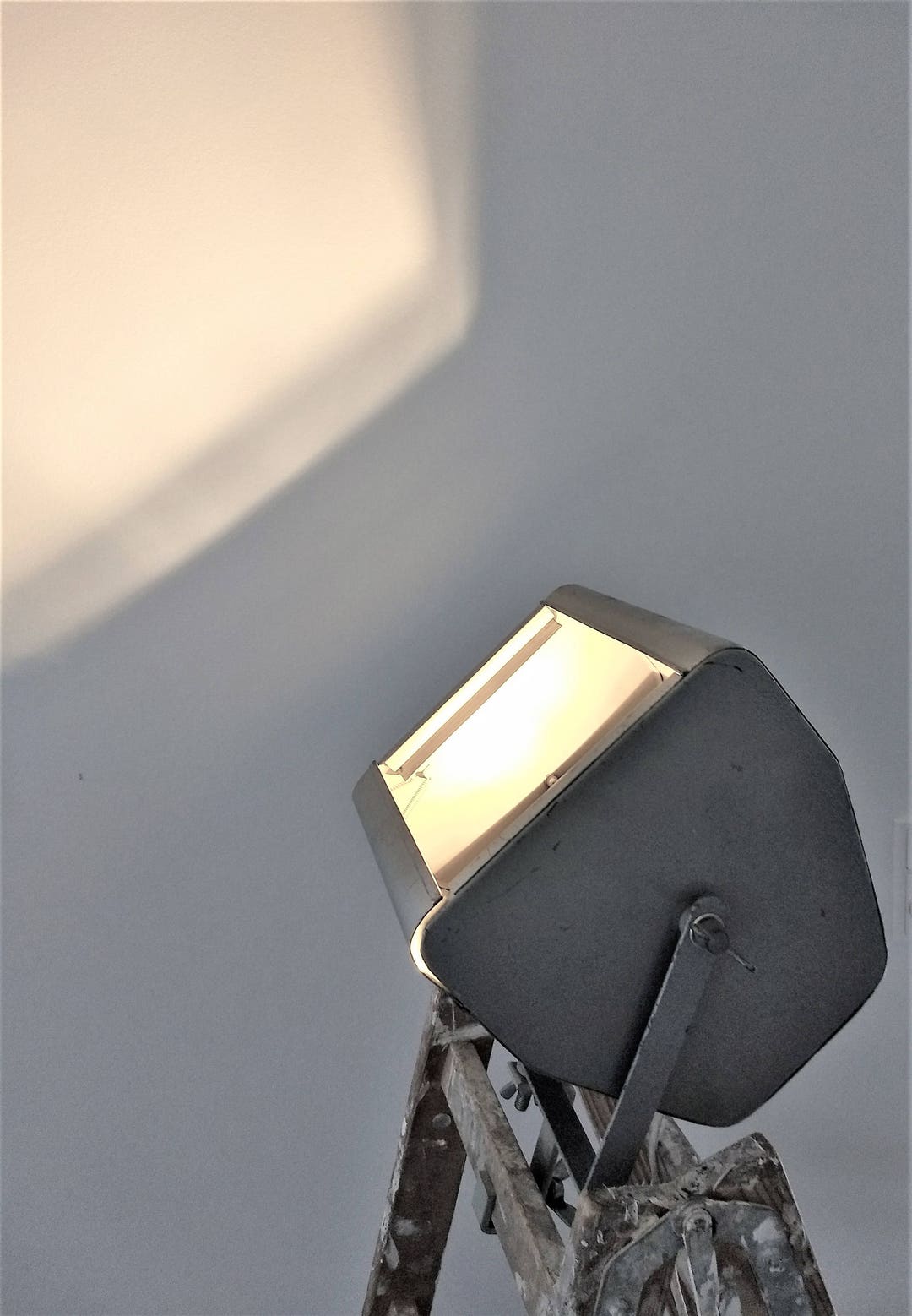 Original 1960's Danish Theatre / Stage Light in Metal With Clamp ...