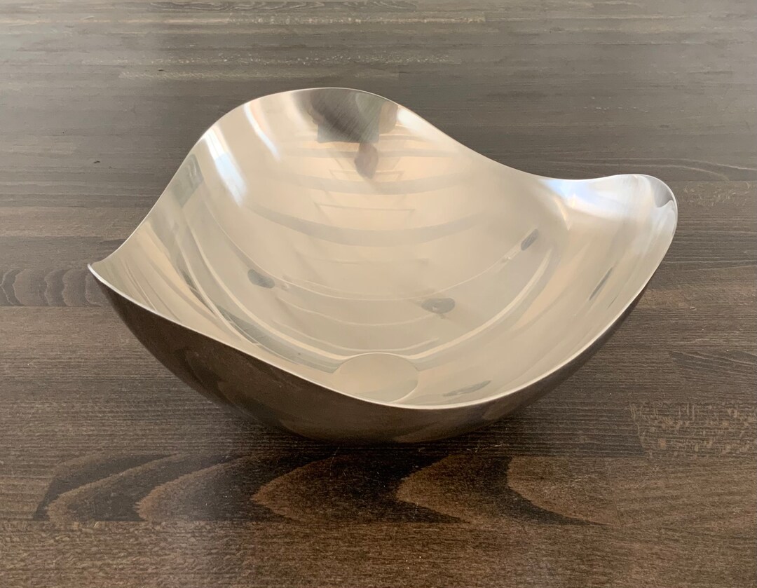Georg Jensen, Bloom Bowl in Matte Stainless Steel, Designed by Helle ...