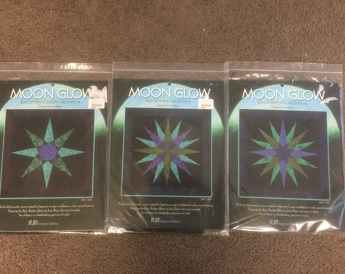 Moon Glow Quilt Kit With Pattern and Fabric. Jinny Beyer Designed Quilt ...