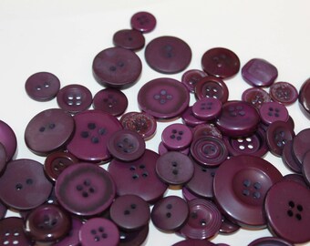 Large purple buttons | Etsy