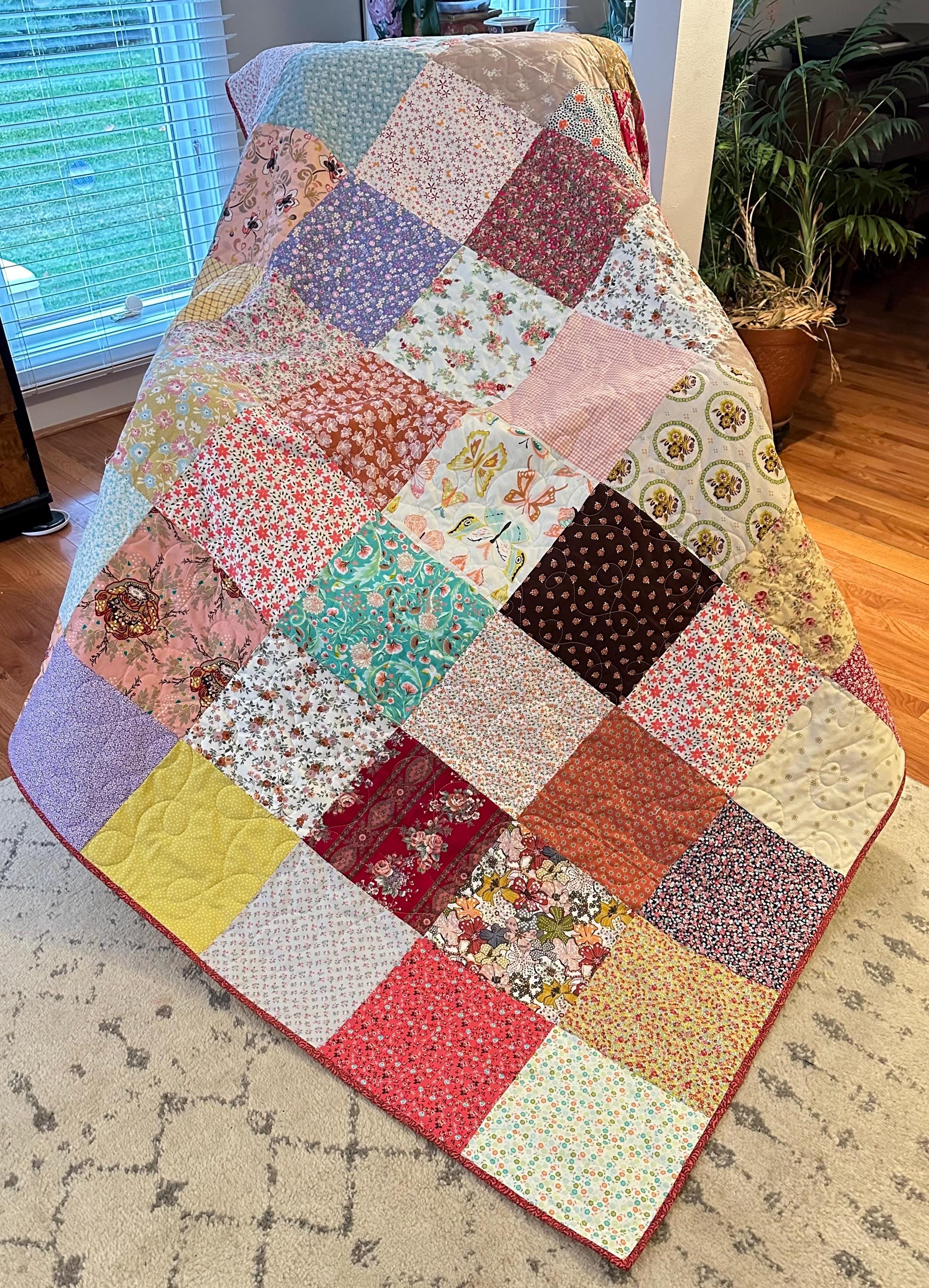 Floral Quilt Country Style Cotton Bedding - Made to Order - Etsy