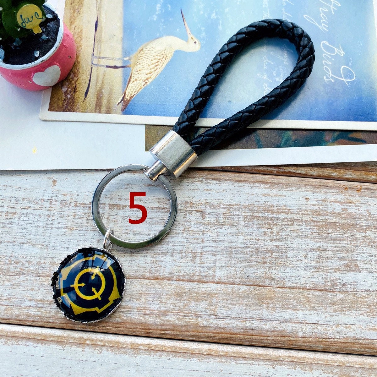 SCP Foundation Keychain SCP Fans Work Keychain049 Keychain - Etsy UK