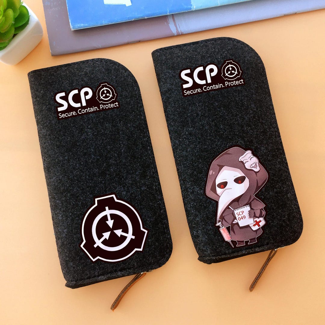 SCP Foundation Pencil Case: SCP049, MTF-9 Tailed Fox, SCP682, Multiple ...
