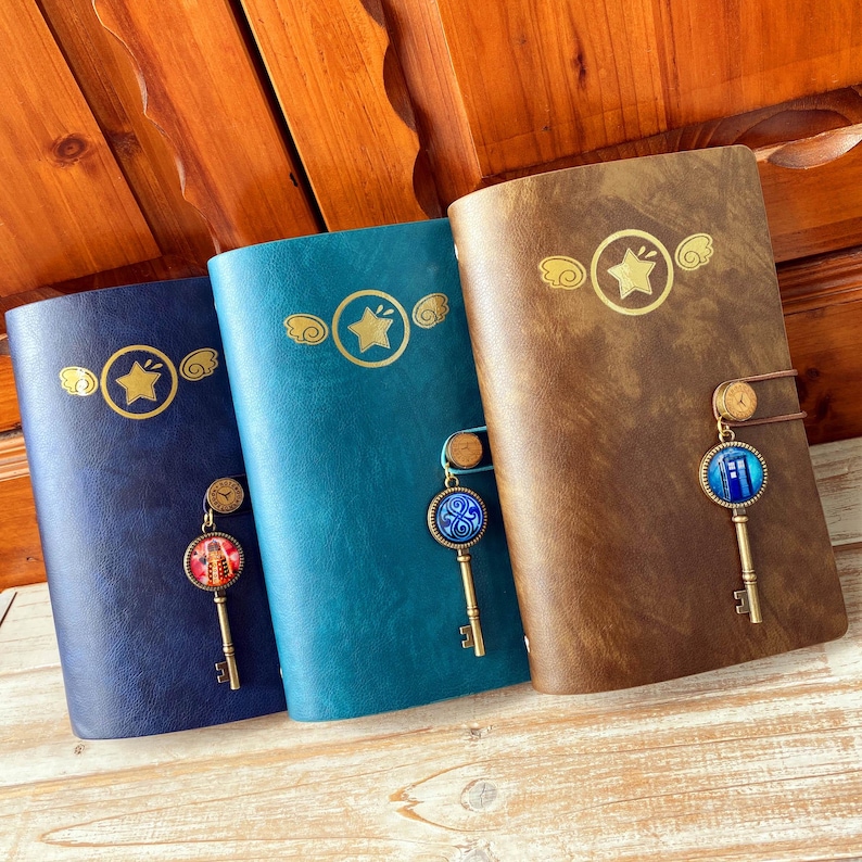 Dr. Who Travel Journal: Tardis Charm Notebook, 3 Colors - Etsy