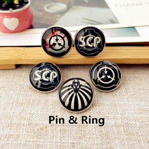 Button of SCP Foundation, Pin & Ring, 22mm / 0.87inch Diameter - Etsy ...