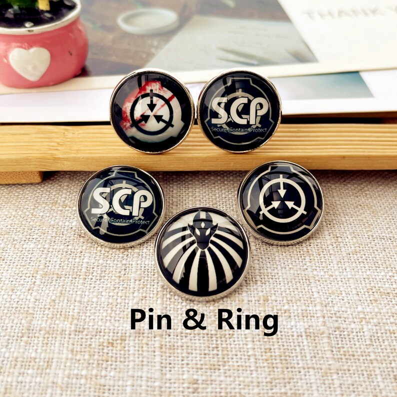 Button of SCP Foundation Pin & Ring 22mm / 0.87inch Diameter - Etsy