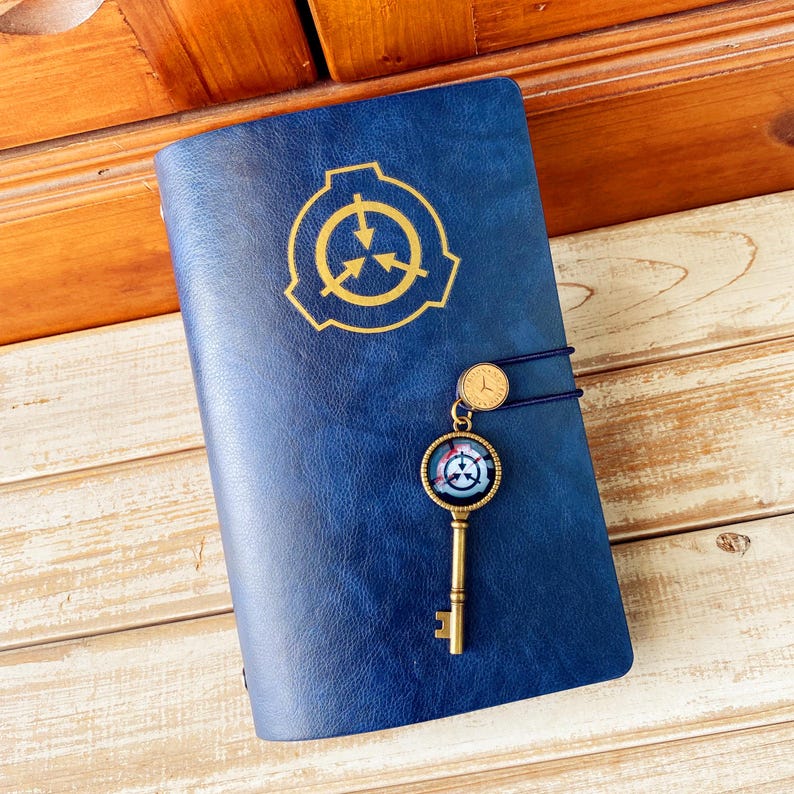 SCP Foundation Retro Notebook: 3 Colors, A6 Loose-leaf Travel Journal ...