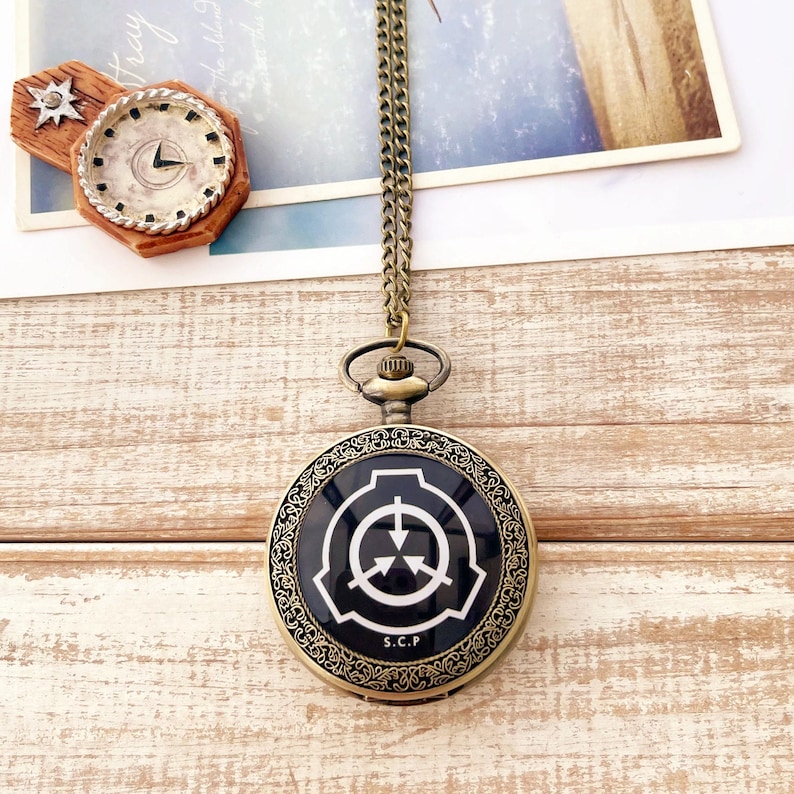 SCP Foundation, Large Pocket Watch, Fan Work, Gift for SCP Fans, Accept ...