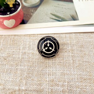 Button of SCP Foundation, Pin & Ring, 22mm / 0.87inch Diameter - Etsy ...