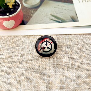 Button of SCP Foundation, Pin & Ring, 22mm / 0.87inch Diameter - Etsy ...