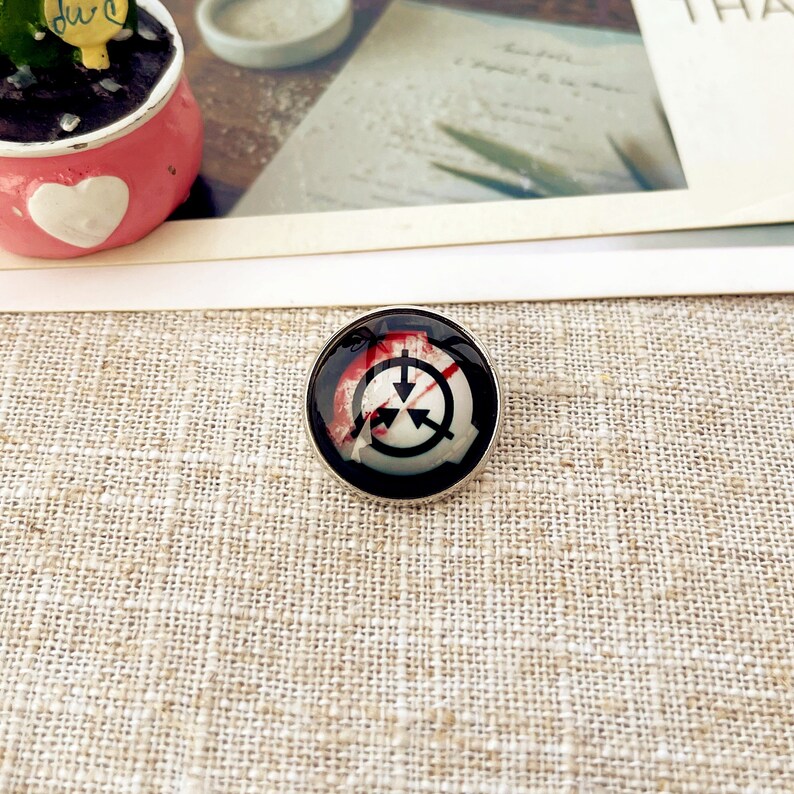 Button of SCP Foundation Pin & Ring 22mm / 0.87inch Diameter - Etsy
