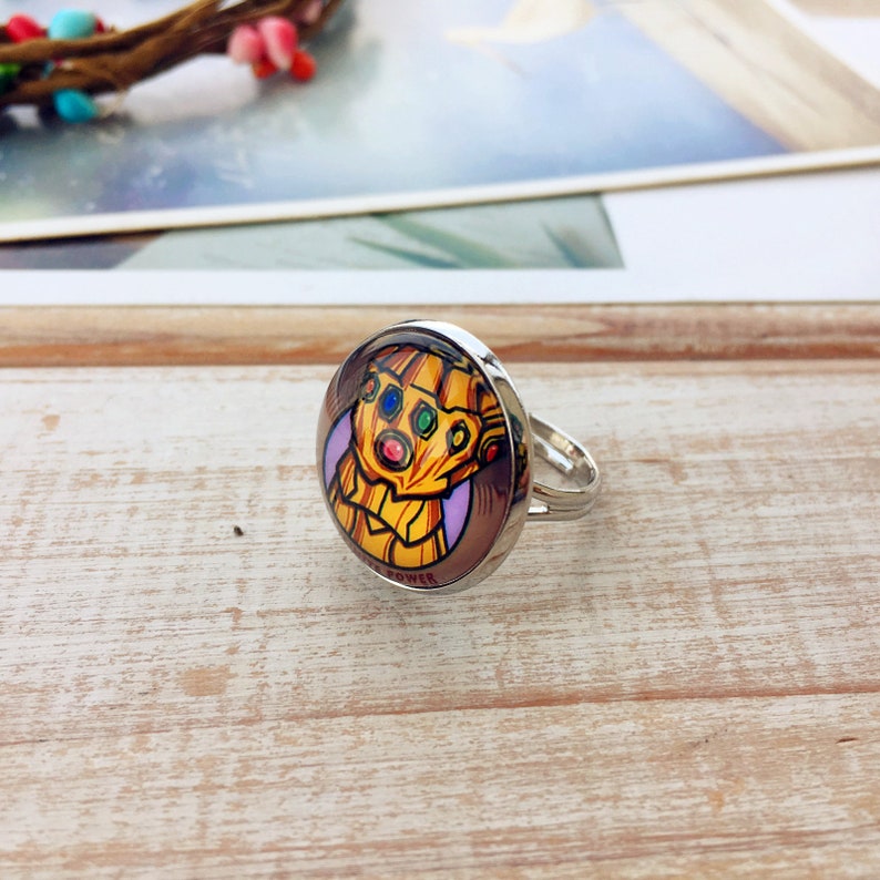 Super Heroes Ring Superhero Ring Avengers Singnet Ring - Etsy