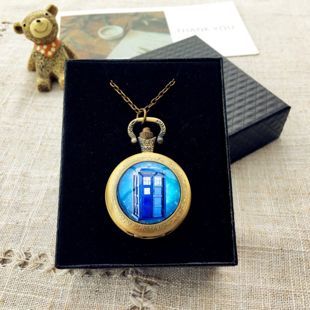 Dr. Who Pocket Watch Doctor Who Tradis Pocket Watch Includes - Etsy UK