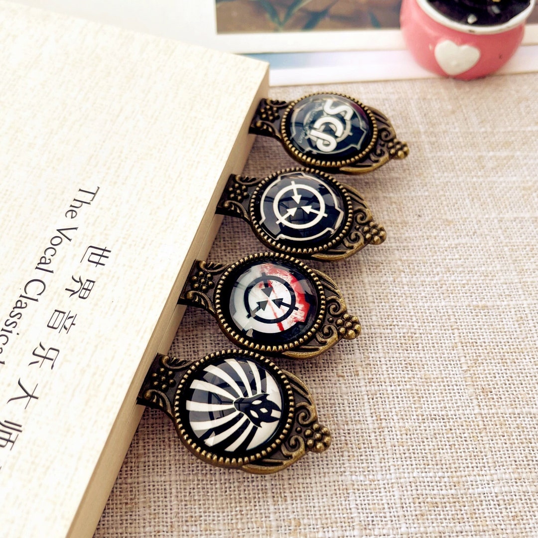 SCP Foundation Bookmark, Coppery Metal Bookmark, for Book Lovers - Etsy