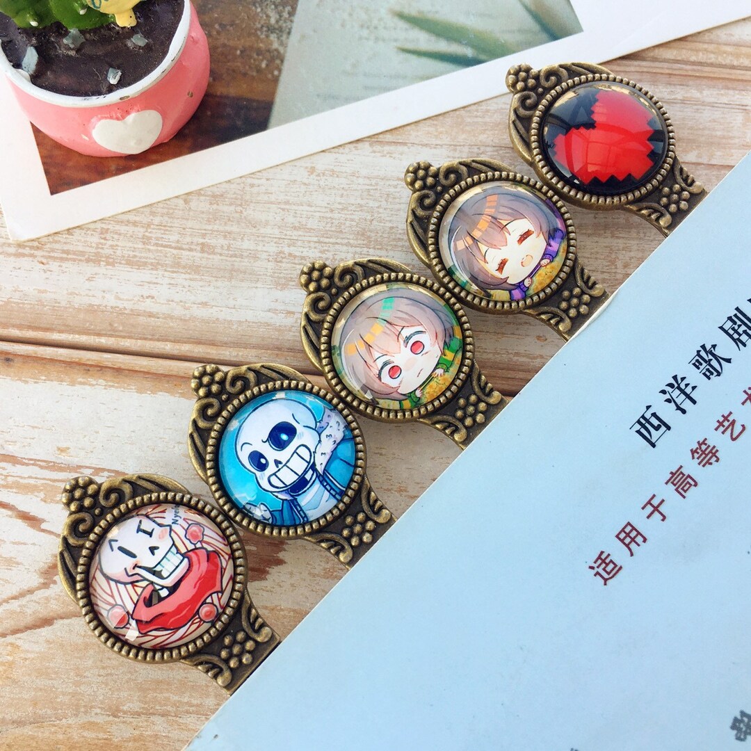 Undertale Fan Art Bookmark, Determination Bookmark, Cooper Plated ...