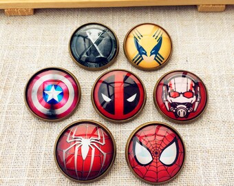 Superhero Button - Etsy