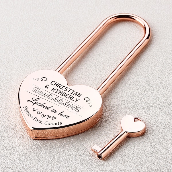 Heart Lock - Etsy