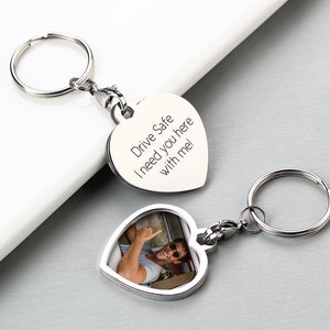 Personalized Picture Keychain, Custom Photo Keychain, Photo Keychain ...