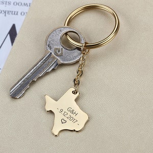 Personalized Washington Keychain, Custom Map Keychain, Washington State ...