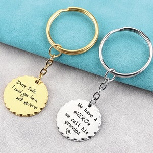 Personalized QR Code Keychain, Soundwave Keychain QR Code, Voice ...