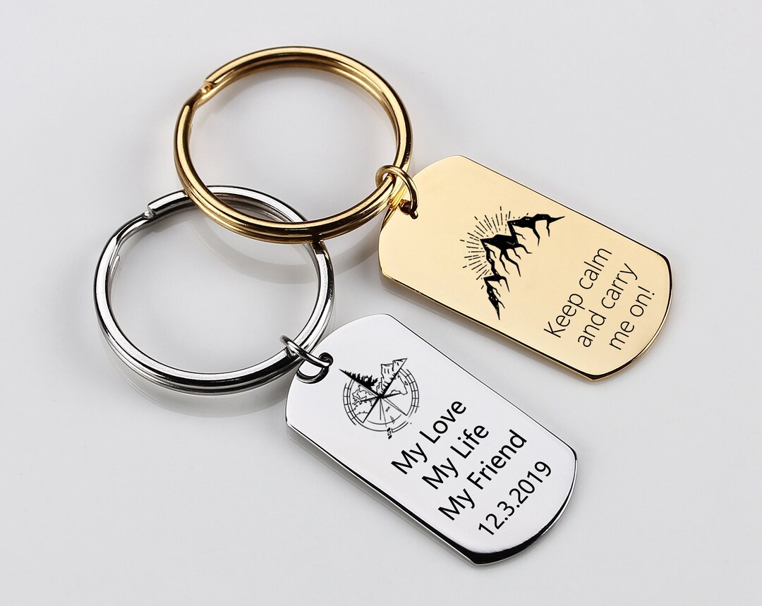 Personalized Keychain - Custom Key Chain, Graduation Gift, Personalized ...