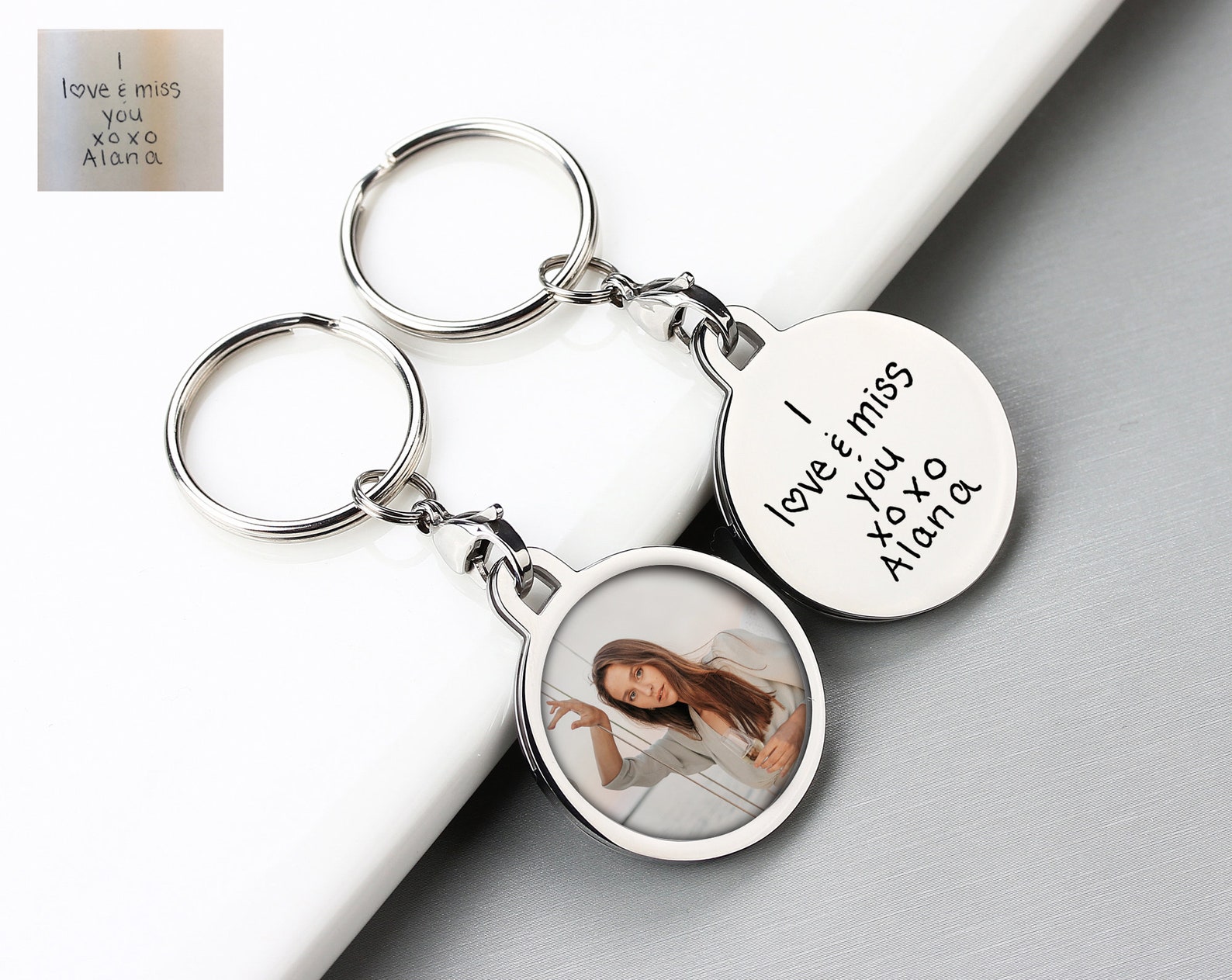 Personalized Photo Keychain Boyfriend Keychains Gift for - Etsy