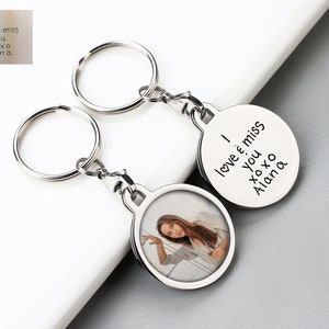 Personalized Picture Keychain, Custom Photo Keychain, Photo Keychain ...