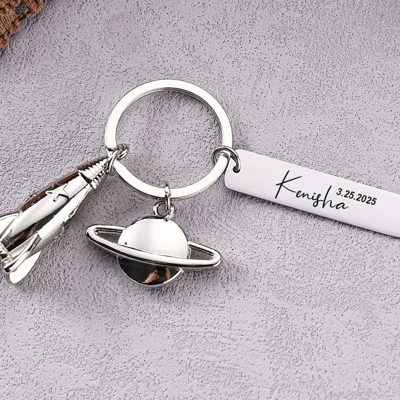 Keychain Space Themed - Etsy