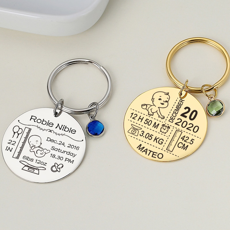 Baby Shower Keychain - Etsy
