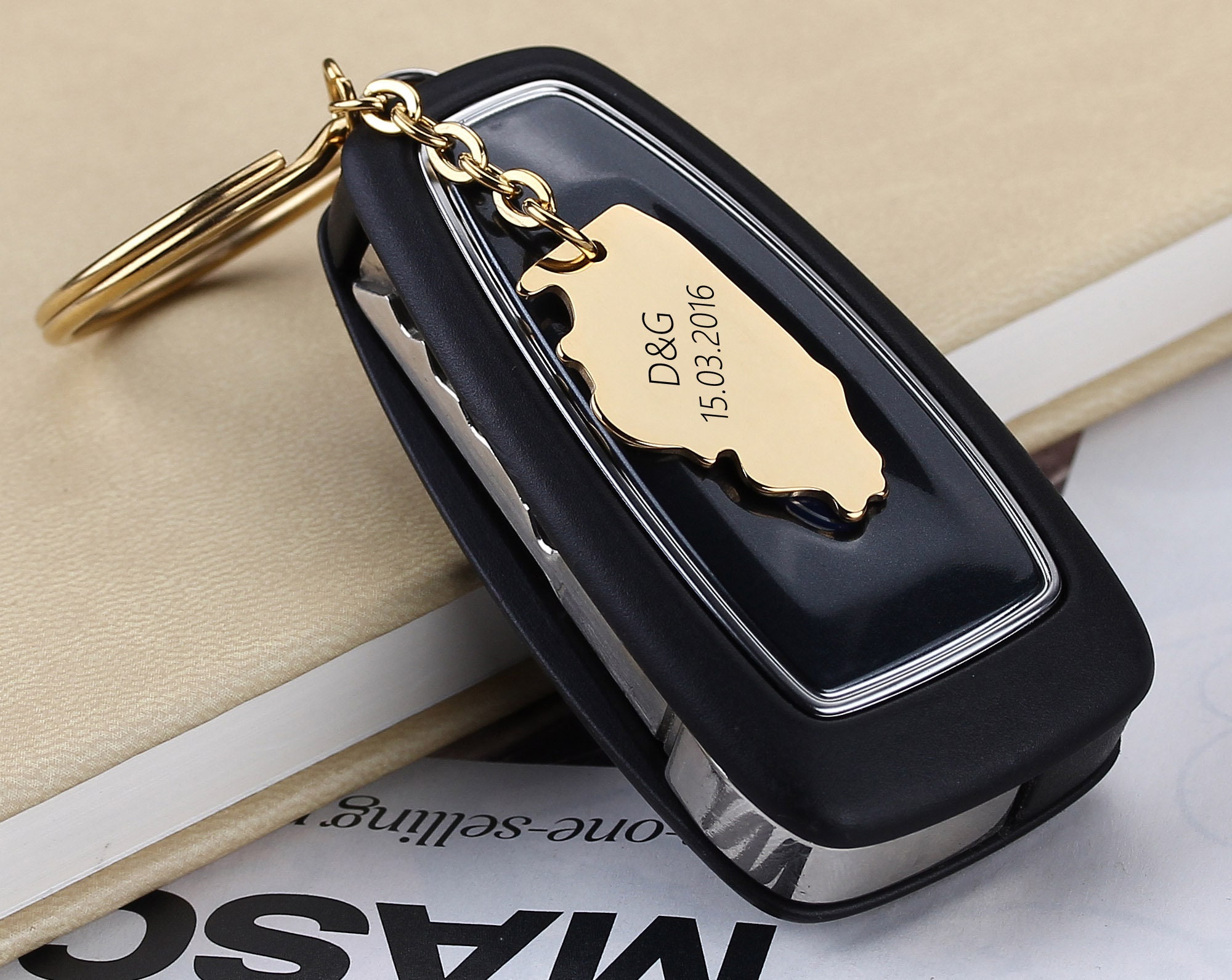 Personalized California Keychain Custom Map Keychain Custom | Etsy