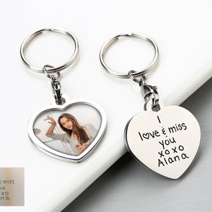 Personalized Picture Keychain, Custom Photo Keychain, Photo Keychain ...