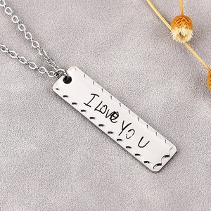 Custom QR Code Necklace, Personalized Song, Message, Picture, Link QR ...
