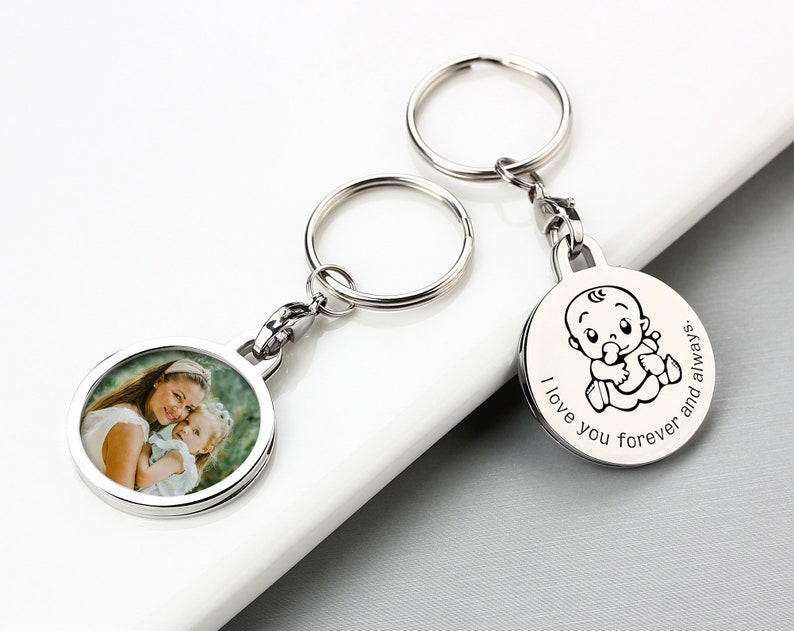 Personalized Photo Keychain Boyfriend Keychains Gift for - Etsy