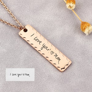 Custom QR Code Necklace, Personalized Song, Message, Picture, Link QR ...