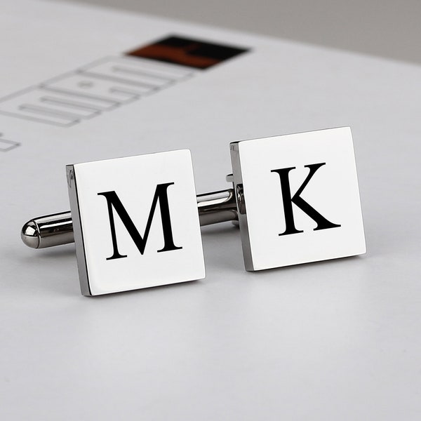 Engraved Cufflinks - Etsy