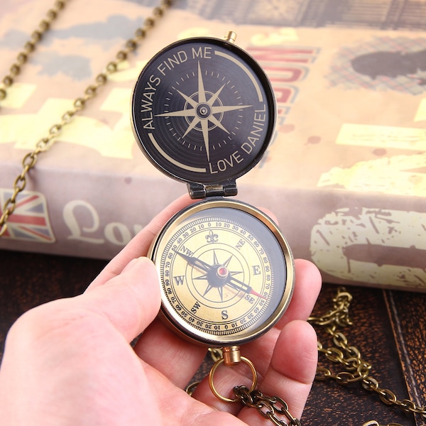 Brass Compass - Etsy