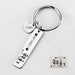 Your Handwritten Keychain, Your Design, Fingerprint Keychain ...