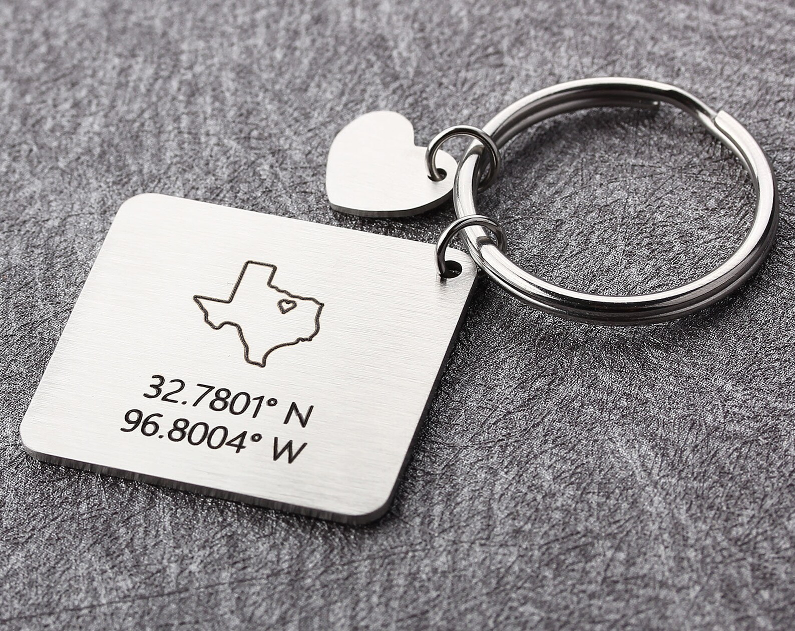 Personalized Calendar Keychain Hand Stamped Calendar | Etsy