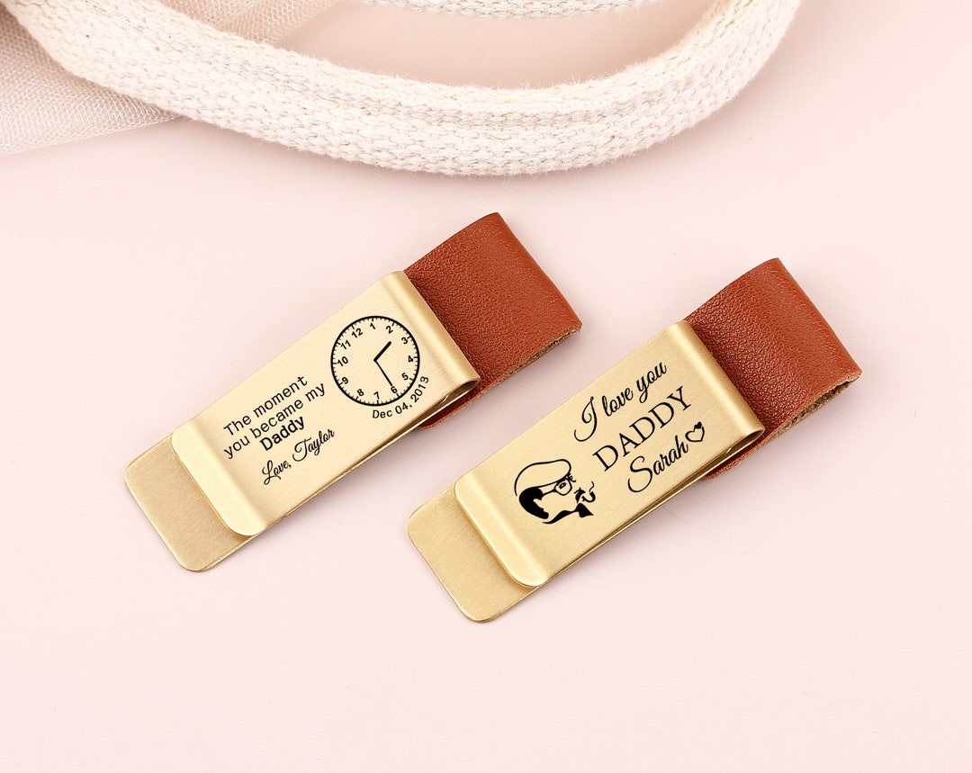 The Moment You Became My Daddy Pen Clip, Custom Pen Loop, Pencil Holder ...