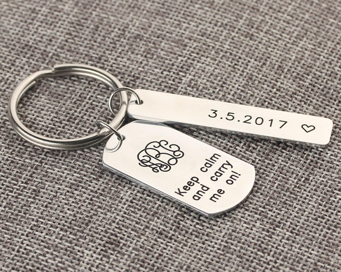 Latitude Longitude Keychain GPS Coordinate Keychain Long - Etsy