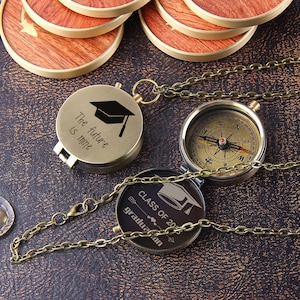 Engraved Compass, Personalized Graduation Gift Compass, Class of 2023 ...